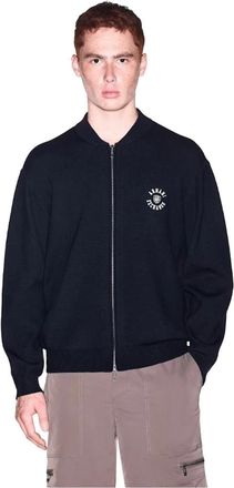 A|X Armani Exchange Feinstrick-Cardigan - - Knitwear - Herren - Blau - S