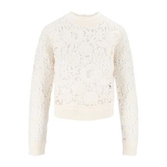 Ermanno Scervino Round-Neck Strickwaren - - Knitwear - Damen - Beige - M