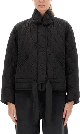 Isabel Marant Cupro-Viscose Blend Jacket - Black