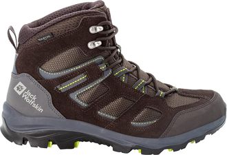 Jack Wolfskin Herren Vojo 3 Texapore Mid M, Dark Brown Lime, 47.5 EU