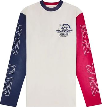 Billionaire Boys Club Langarmshirt mit grafischem Print - Nude