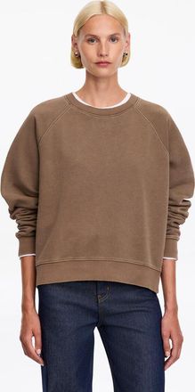 Arket Frottee-Sweatshirt -Braun