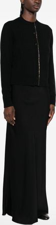 Fabiana Filippi Wool Knit Cardigan - Black
