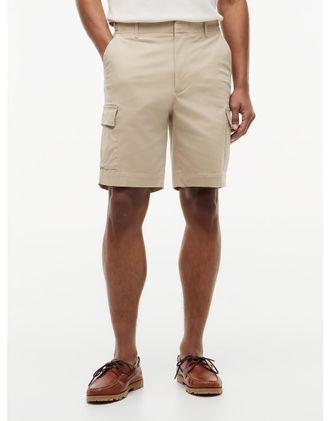 Tommy Hilfiger Locker geschnittene Cargo-Shorts aus Twill in Beige-Braun