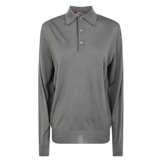 FILIPPO DE LAURENTIIS Pull col polo - Homme - Tops - Gris - Taille: M