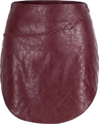 Diesel Femme, Jupes, Rouge, Taille: 34 FR Jupes Courtes