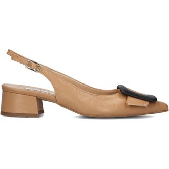 Notre-V Elegante Camel Slingbacks Modell 3341 - - Shoes - Damen - Braun - 37 EU