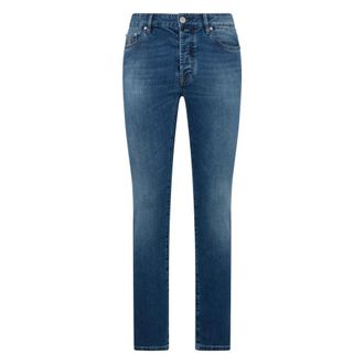 Moorer Slim Fit Jeans - - Jeans - Herren - Blau - W30