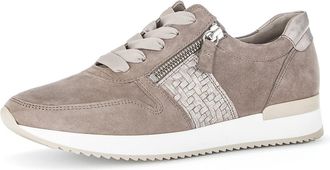 Gabor Damen Low-Top Sneaker, Frauen Halbschuhe,Wechselfu&szlig;bett,Best Fitting,Sportschuhe,Freizeitschuhe,Turnschuhe,Rabbit/Puder,39 EU / 6 UK