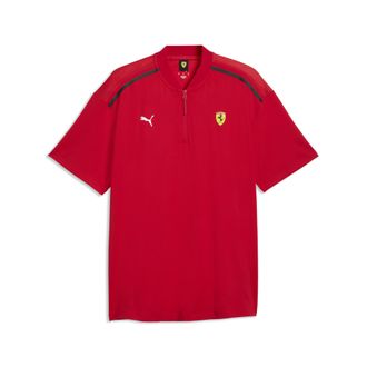 Puma Polo d&eacute;contract&eacute; Premium CLOUDSPUN Scuderia Ferrari HP Homme, Accessoires, Rouge, XXL