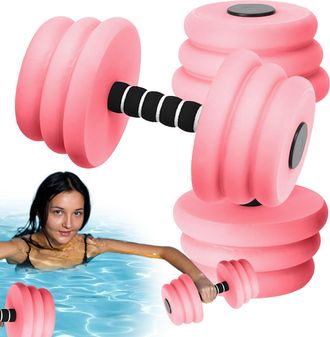 Generic Water Fitness Hanteln-2-teilige Poolgewichte f&uuml;r Aerobic und Muskeltraining | Aquatische Widerstandstools f&uuml;r M&auml;nner, Frauen, Kinder, Senioren | Schwi
