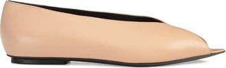 Sergio Rossi Beak open-toe pumps - Nude