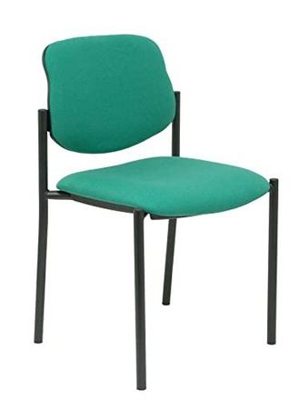 Piqueras y Crespo SILLA FIJA VILLALGORDO BALI VERDE CHASIS NEGRO