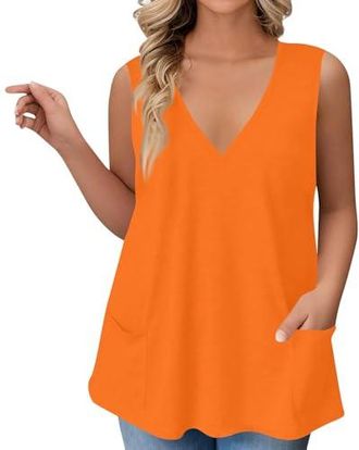 Generic Debardeur Femme Chic et &eacute;l&eacute;gant Chemisier sans Manche R&eacute;tro D&eacute;bardeur Crop Top Ete Haut Sexy Chic et Elegant Caraco Vetement Femme Ete Tee Shirt sans 