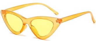Generic Lunettes De Soleil Sport Et Vacances D&eacute;coratives &Agrave; Monture Fine For Hommes Femmes, Id&eacute;ales For Lext&eacute;rieur(Yellow)