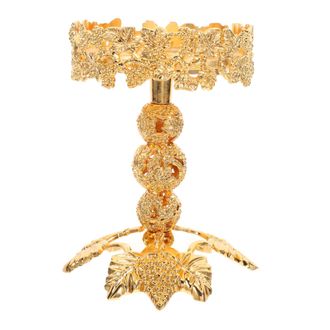 Amosfun Schabbat Kerzenhalter Metall Retro Tischkerzenst&auml;nder F&uuml;r Stumpenkerzen Romantische Tischdekoration