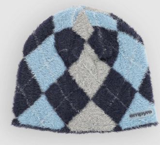 Empyre Argyle Shag Beanie blue
