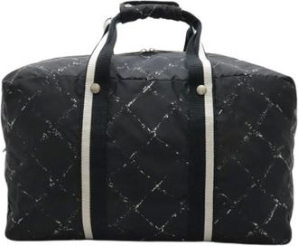 Chanel unisex, Pre-owned, Noir, Taille: ONE Size Sac Week-end en Nylon Pre-owned