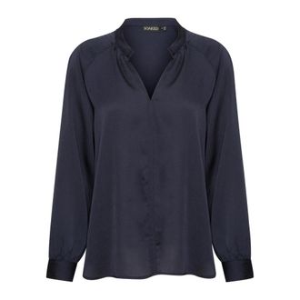 Soaked In Luxury Elegante Night Sky Bluse - - Blouses & Shirts - Damen - Blau - M