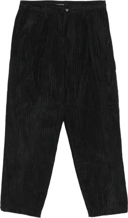 Labrum London pantalon plissé à poches cargo - Noir