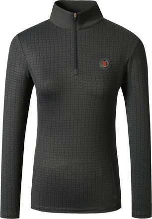 Covalliero Damen Shirt Active - Sport Longsleeve mit Stehkragen mit Reißverschluss - atmungsaktives Langarm Sportshirt - körperbetontes Reitshirt - Reitbekleidun