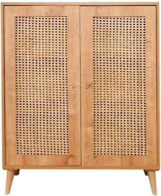 Dmora Kommode Dpicke, Wohnzimmerbuffet, Wohnzimmer-Sideboard, Moderne Küchen-Speisekammer, 90x40h110 cm, Eiche - Dmora