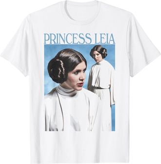 Star Wars Princess Leia Retro Photo T-Shirt
