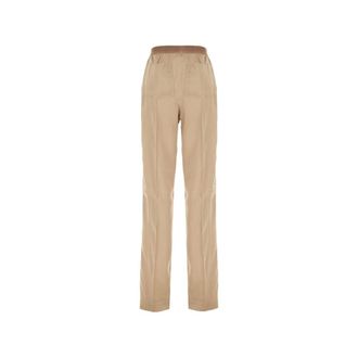 Tom Ford Straight-Leg Silk Trousers - Beige