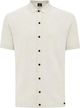 Genti Homme, Tops, Blanc, Taille: L Polo 8 Buttons SS