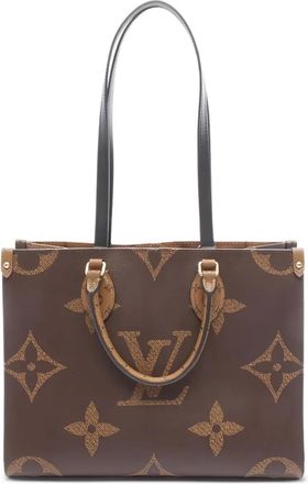 Louis Vuitton sac porté épaule On-the-go MM à design ouvert - Marron