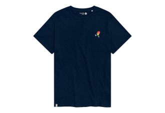 Bavarian Caps T-Shirt Bavarian Caps - T-Shirt Pumuckl - dunkelblau, v2 (T-Shirt) kleines BC Logo