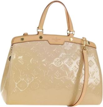 Louis Vuitton Pre-owned Lackleder Handtasche - - Pre-owned - Damen - Beige - ONE SIZE