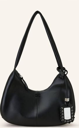 Ganni Beuteltasche Bou Medium schwarz