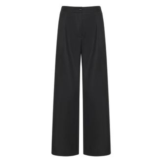 Barba Femme, Pantalons, Noir, Taille: 44 FR Virgin Wool Pantalons