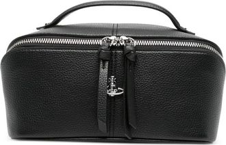 Vivienne Westwood Cosmetic Case Orb Leather Makeup Bag