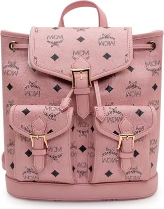 MCM Mcm, Femme, Sacs, Rose, Taille: ONE Size Mini Sac &agrave; Dos Aren