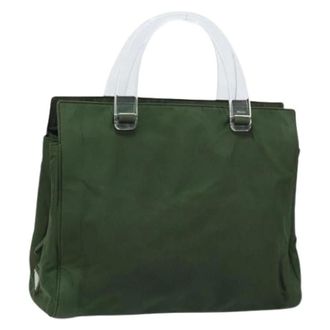 Prada Pre-owned Vintage Tote Bag - - Pre-owned - Damen - Gr&uuml;n - ONE SIZE