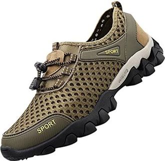 Generic Chaussures de randonn&eacute;e pour homme - Chaussures de marche en maille - Antid&eacute;rapantes - Respirantes - Chaussures d&eacute;t&eacute; classiques &eacute;l&eacute;gantes et d&eacute;contrac