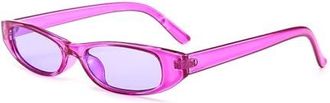 Generic Lunettes De Soleil Unisexes &Agrave; Monture Fine For Lext&eacute;rieur, Id&eacute;ales For Les Trajets Domicile-travail, Vacances Et Le Sport(Pink)