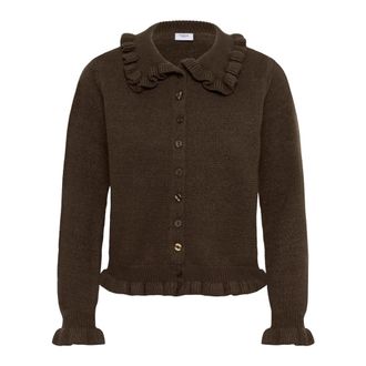 Saint Tropez Cardigan - - Knitwear - Damen - Braun - XS