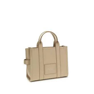 Marc Jacobs Grained Calf Leather Tote Bag - Beige
