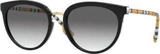 Burberry Lunettes de soleil Willow - unisex - Accessoires - Noir - Taille: 54 MM