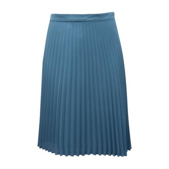 Dondup Plissierter Rock made in Italy - - Skirts - Damen - Blau - XL