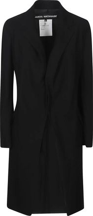Junya Watanabe Femme, Manteaux, Noir, Taille: 40 FR Long Coat