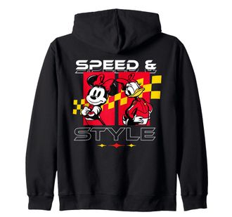 Disney Racing Minnie & Daisy Speed & Style Race Car Drivers Kapuzenjacke