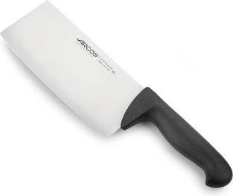 Arcos Fleischermesser Cleaver - Klinge aus Edelstahl 20 cm - Griff aus Polypropylen, Silber - Farberkennungssystem - Robust und Hygienisch - Serie 2900, Far