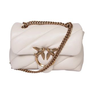 Pinko Pinko, Femme, Sacs, Blanc, Taille: ONE Size Love Mini Puff