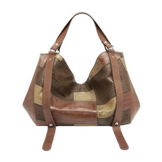 Diesel Sac &agrave; main D-One Medium en cuir patchwork - Femme - Sacs - Multicolore - Taille: ONE Size