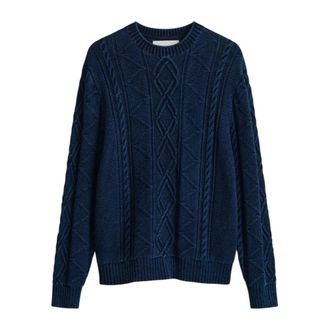 GANT Homme, Pulls, Bleu, Taille: 2XL Gant Sweaters
