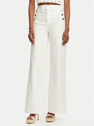 Rinascimento Rinascimento Jeans CFC0127565003 Wei&szlig; Wide Leg